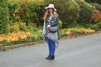 Sleeveless Waterfall Cardigan Outfit – JacquardFlower