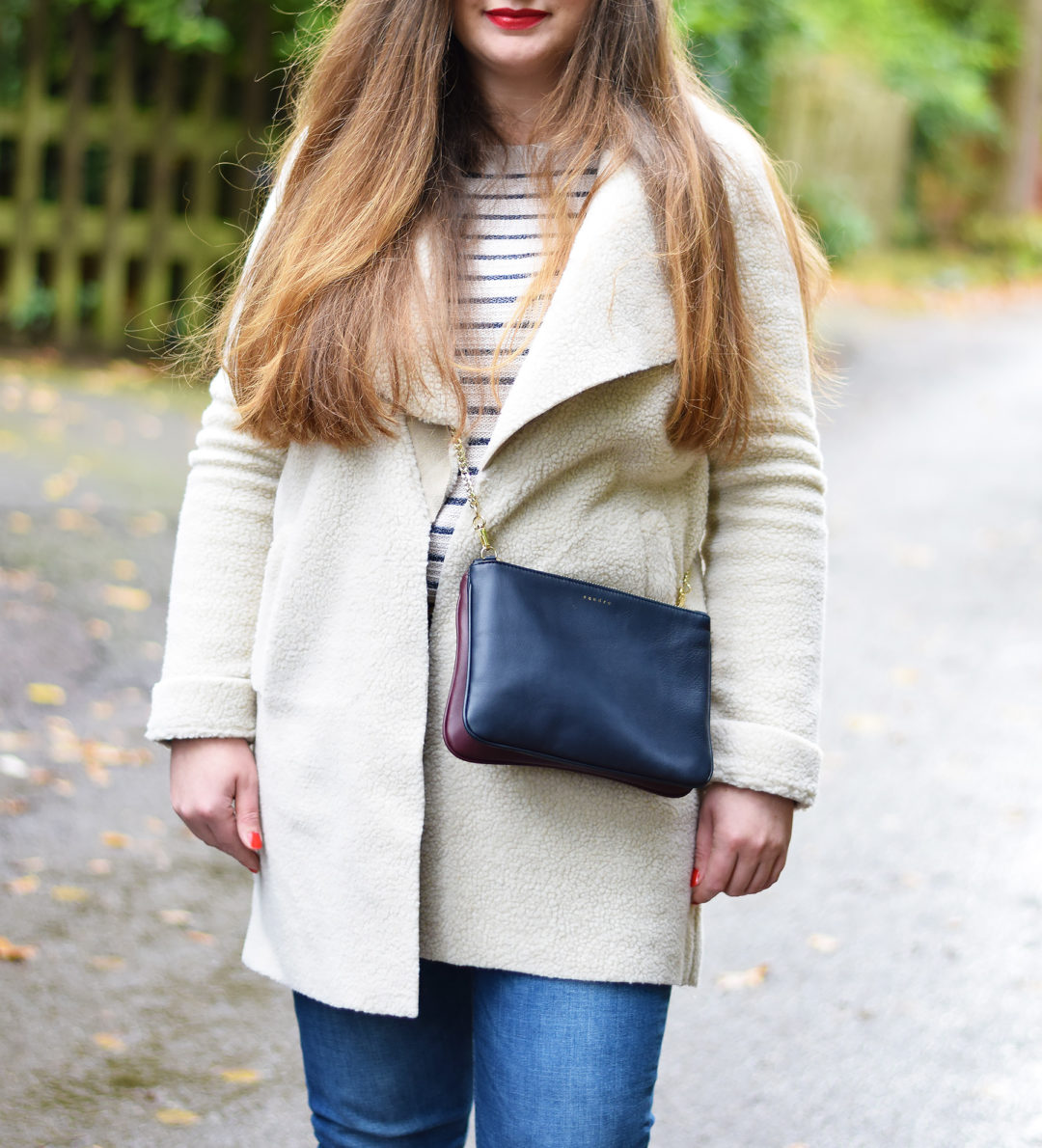 Throw On Borg Coat Outfit – JacquardFlower